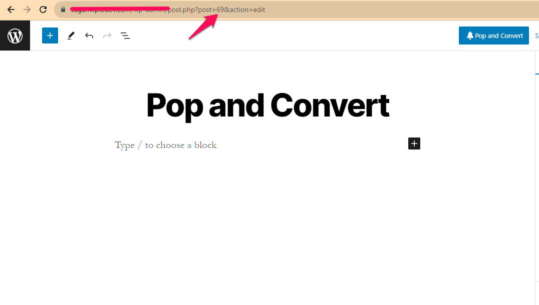 How to Find Page/Post ID? - Pop and Convert